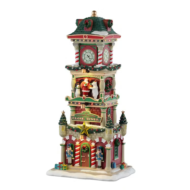 Lemax The Village Square Clock Tower – Büyüklere Oyuncaklar